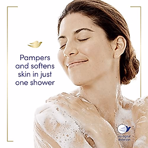 Dove Purely Pampering Body Wash for Dry Skin Coconut Butter and Cocoa Butter Effectively Washes Away Bacteria While Nourishing Your Skin 22 oz 4 count