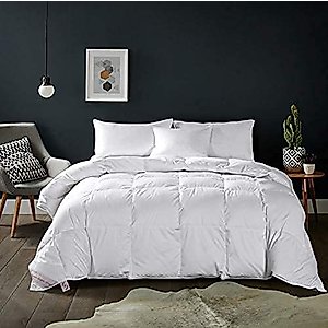 MAPLE DOWN Soft California King Size Comforter Duvet Insert-Down Alternative Comforter-Lightweight Fluffy Breathable Machine Washable(White, California King)