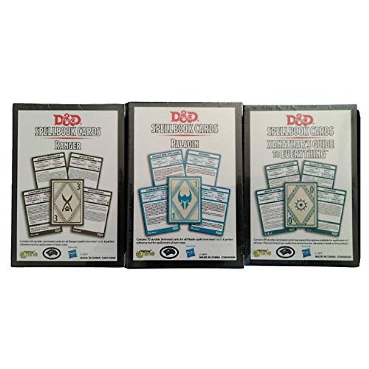 Dungeons and Dragons Spellbook Cards Bundle (8 Items): Cleric, Druid, Bard, Martial Powers & Races, Paladin, Ranger, Arcane, and Xanathar's Guide to Everything Decks (945 Total Cards)