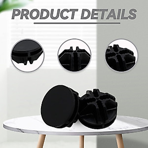 Bonsicoky 16 Pcs Black Plastic Connector, Wire Grid Cube Connector for Modular Closet Storage Organizer and DIY Wire Cube Storage Unit