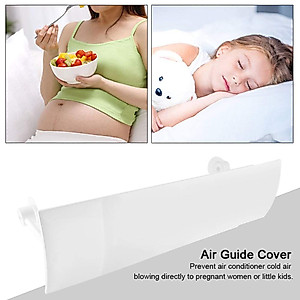 Outlet Air Wing, Air Diverter Cover, Air Conditioner Wind Deflector Air Cover Anti Direct Blowing Adjustable Scalable Baffle