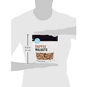Amazon Brand - Happy Belly Chopped Walnut, 16 oz