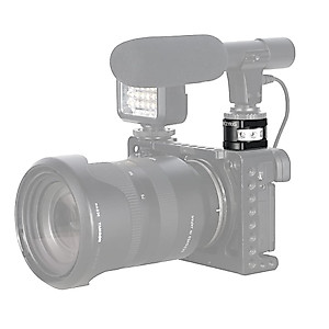 NICEYRIG Cold Shoe Mount Adapter with 1/4’’ Mounting Screw for Microphone Flash LED Video Light - 499