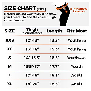 COOLOMG Compression Leg Sleeves White M