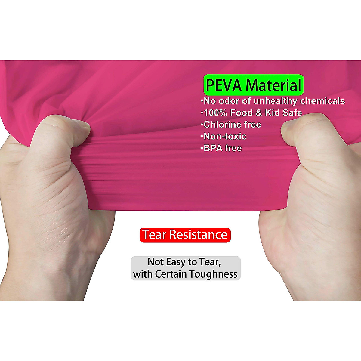 PARTY ULYJA Hot Pink Plastic Tablecloths 2 Pack Fuchsia Disposable Table Covers 84 Inch Circle Magenta Birdal Shower PEVA Cerise Table Cloths for Picnic Birthday Wedding's 6 ft Round Table Use