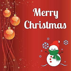 BANNER BUZZ MAKE IT VISIBLE Merry Christmas Banner, Holiday Christmas Decor Banner Sign, Heavy Duty 11 Oz Vinyl, Metal Grommets & Hemmed Edges, Perfect for Outdoor Home Garden Decor (6' X 2.5')