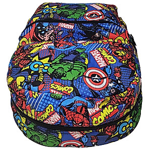 Marvel Avengers 16" Backpack AOP Hulk Captain America Iron Man Spider-Man Thor