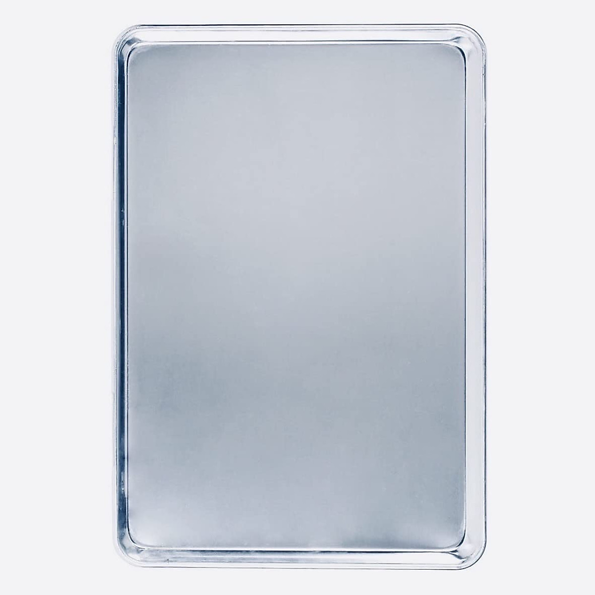 Full Size 18 Gauge Sheet Baking Pan, Wire in Rim Aluminum Bun Pan, Professional, Commercial, and Industrial Grade Pan by Tezzorio