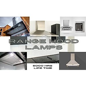 Pack of 2, E27 European Base 50W Kitchen Hoods GE WB08X10028 Appliance Bulbs