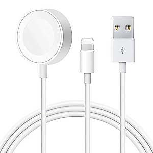 [Apple MFi Certified] for Apple Watch Charger Magnetic Charging Cable 4.9 ft/1.5m, 2 in 1 iPhone Watch Charger for Apple Watch Series SE/8/7/6/5/4/3/2/1 iPhone 14/13/12/11 Pro/Pro Max/XS Max/XS/XR