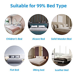 KCRET Bed Rail for Toddlers,Upgraded Infants Safety Bed Guardrail with Breathable Fabric for Twin, Double, Full-Size Queen & King Mattress (74.8"×30”, Gray)