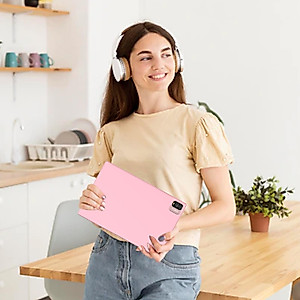 2 in 1 Tablet with Keyboard Case Mouse Stylus Pen Film, 10 inch Tablet Android 11.0 Tablets PC Set, 4GB RAM+64GB ROM Tableta Computer 10.1" IPS Screen 8MP Dual Camera WiFi BT Google Play Tab Pink/Girl