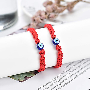 Tarsus Red String Evil Eye Bracelet for Women Teen Girls Kabbalah Good Luck Lucky Preotection Nazar Amulet