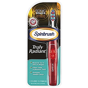 Spinbrush Truly Radiant Soft Powered Toothbrush (Colors May Vary)