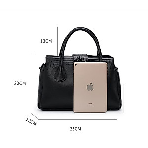 Ladies Messenger Bag Leather Tote Bag Pocket Book Lightweight Shoulder Wallet