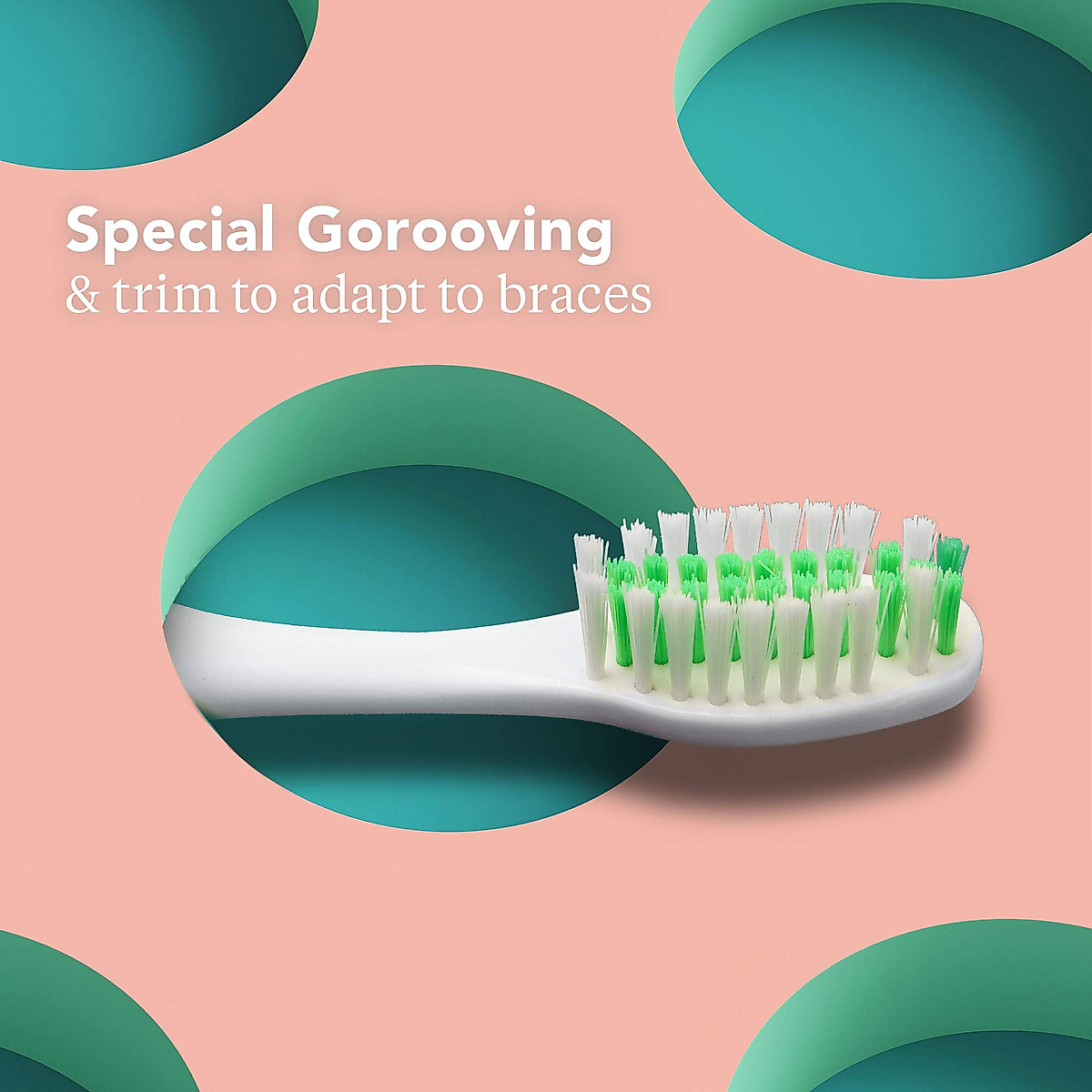 Platypus Orthodontic Flossers - Dental Floss Picks for Braces and Orthodontic Toothbrush Bundle - 2 Packs Ortho Flossers and 1 Ortho Toothbrush