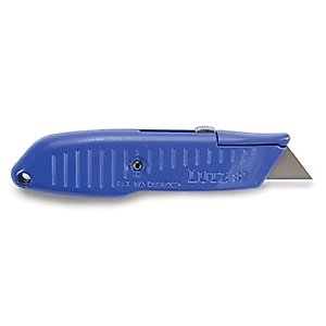 Lutz 30682#82 Safety Nose Retractable Blade Utility Knife - Blue (82-BL)