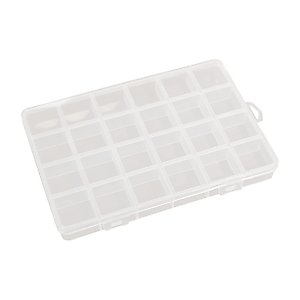 iNoDoZ Dividers Craft Tackle Organizer Storage Containers Box Clear Jewelry Storage Box Detachable Case Craft Beads Organizer Blanket Storage Container