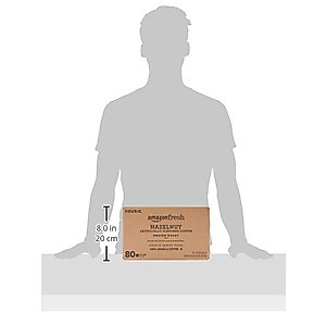 AmazonFresh 80 Ct. K-Cups, Hazelnut Flavored Medium Roast, Keurig K-Cup Brewer Compatible