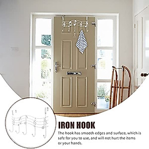 Key Hooks Towel Hooks Key Hook Over Door Towel Rack Over The Door Hooks Music Note Metal Hook Coat Hat Bag Wall Hook Hanger Organizer Holder White Over Door Towel Rack Towel Hook