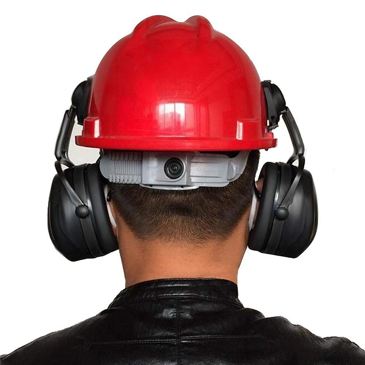 Dioche Foldable Ear Defenders, Noise Reduction Earmuffs with Soft Foam Ear Cups, Hard Hat Earmuffs for Hearing , Soundproof Earmuffs for Shooting, Construction, Yard Work, Firework