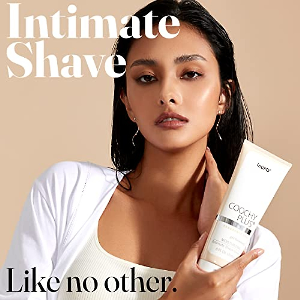 Coochy Plus Intimate Shaving Cream FRAGRANCE FREE For Pubic, Bikini Line, Armpit and more - Rash-Free, Prevents Razor Burns & Bumps, In-Grown Hairs, Itchiness 8oz Tube