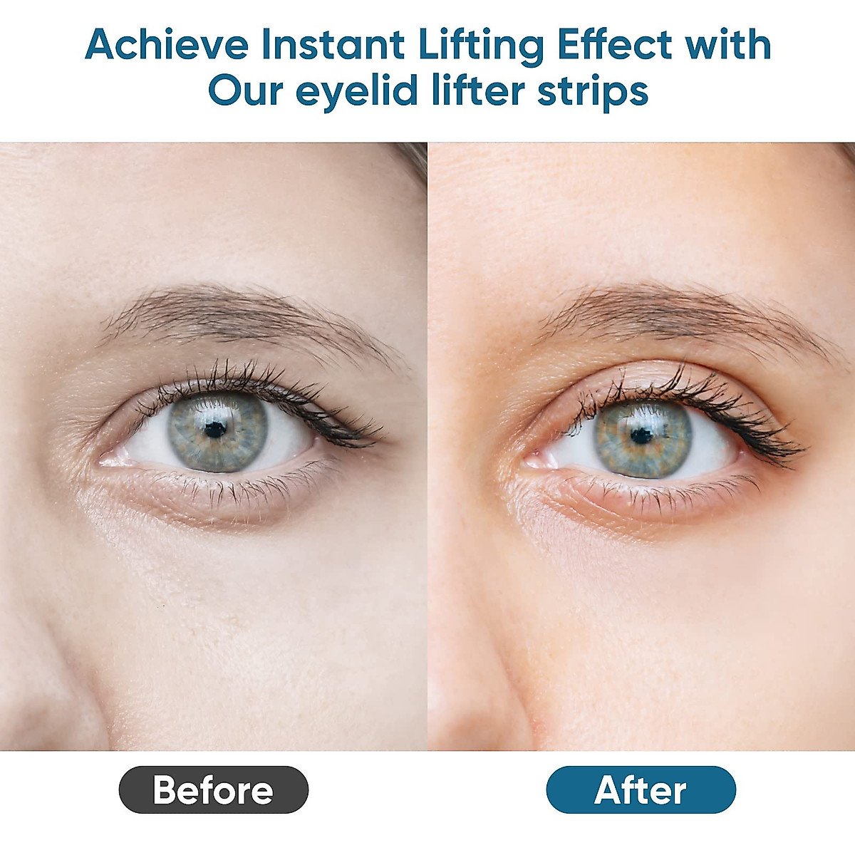 Senhorita Eyelid Tape, Invisible Double Lifter Strips with Fork Rods & Tweezers-ASDDDDF01