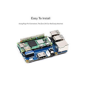 waveshare Pi Zero 2W to Raspberry Pi 3B/B+ Adapter,Based on Raspberry Pi Zero 2W to Reproduce The Original Appearance of The 3B Series,Alternative Solution for Raspberry Pi 3 Model B/B+