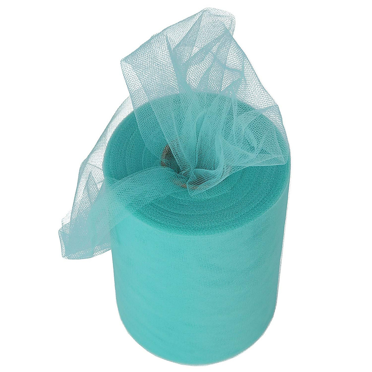 Aqua Tulle Roll Spool 6 Inch x 100 Yards for Tulle Decoration
