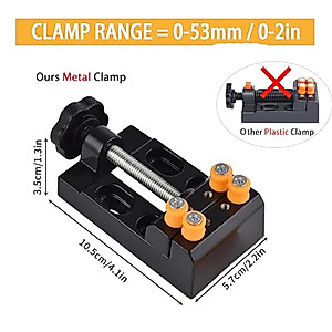 62 Pieces Pin Vises Hand Drill Bits Set Micro Twist Manual Rotary Hobby Drill Tools with Clamp for Jewelry Making, Craft Carving, DIY, Woodworking, Plastic, Shells, Resin or Model Making (0.3-3.0mm)