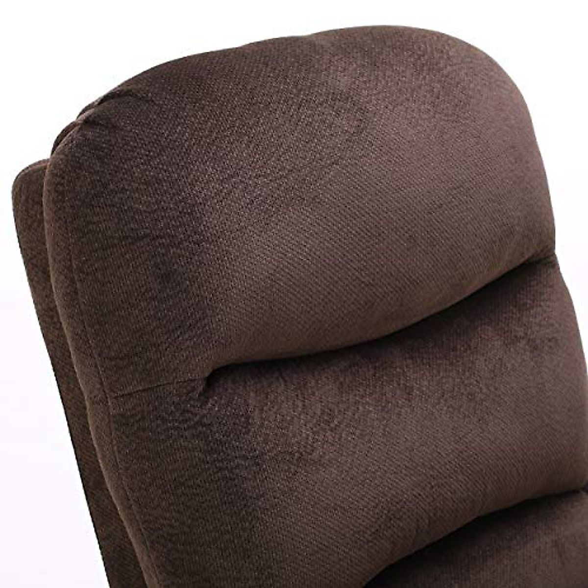 GDF Studio Alan Chocolate Fabric Lift Up Recliner Chair