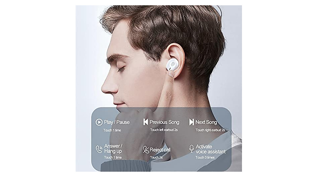 Wireless Bluetooth Headset with Noise Reduction