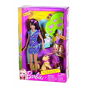 Barbie Sisters Train Taffy Skipper and Chelsea Doll 2-Pack