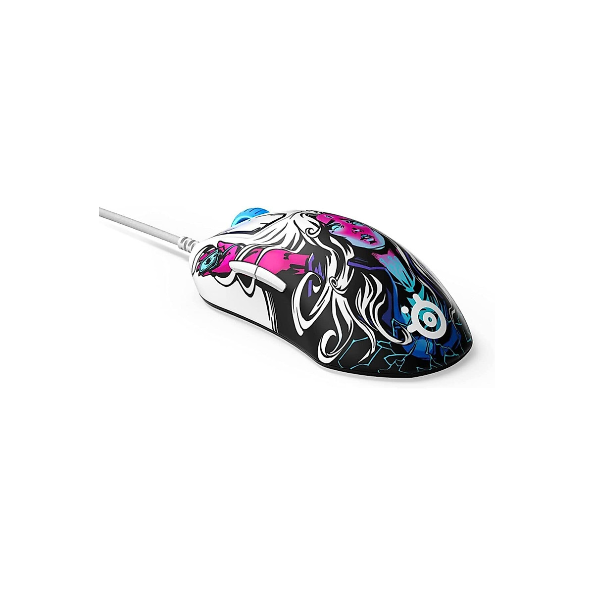 SteelSeries Prime Neo Noir - FPS Gaming Mouse – 18,000 CPI TrueMove Pro Optical Sensor – 5 Programmable Buttons – Magnetic Optical Switches – Brilliant Prism RGB Lighting