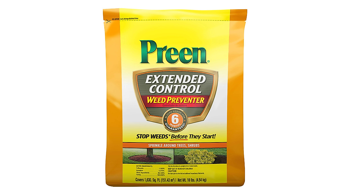Preen Weed Preventer 10 lb. - Controls Weeds Up to 6 Months
