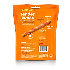 Hartz Oinkies Rawhide-Free Tender Treats Wrapped with Chicken Dog Treats Chews, 36 Count, Highly Digestible, No Artificial Flavors, Perfect for Smaller and Senior Dogs