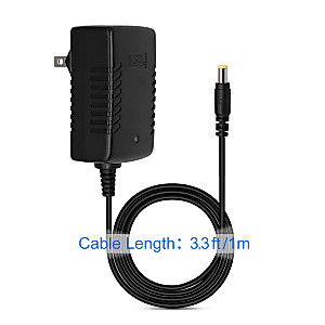 TalentCell AC/DC 12.6V/2A Lithium Battery Charger for 3S 12V Rechargeable Li-ion Battery Pack