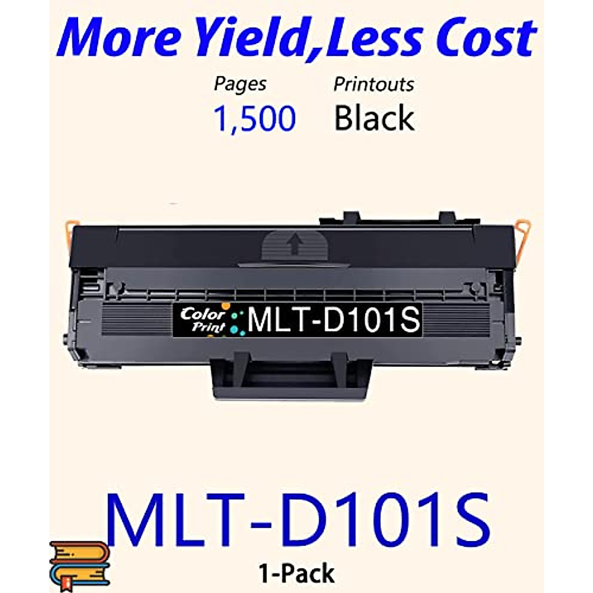 COLOR PRINT Compatible MLT-D101S Toner Cartridge Replacement for Samsung 101S MLTD101S D101S for ML-2166W ML-2160 ML-2165 SCX-3405W ML-2165W SCX-3405FW SCX-3400 SF-760P 3405FW Printer (1-Pack, Black)