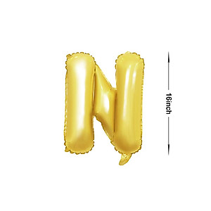 AnnoDeel 16inch NO BOYS ALLOWED Foil Balloons Banner, Gold Letter Mylar Balloon for Women Bride Bacheloretter Banner Party Decoration