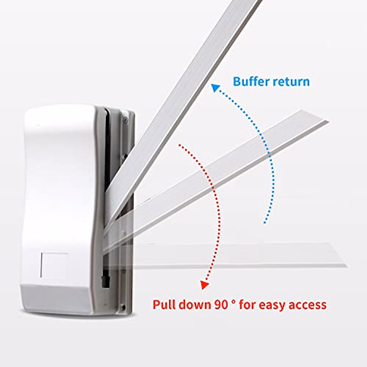 Pull Down Closet Rods, Adjustable 35-48 Inch Wardrobe Rail Lift Collapsible Closet Rod Aluminium Retractable Wardrobe Hanger Clothing Rail Closet Lift Organizer Storage Lift for Wardrobe Bedroom
