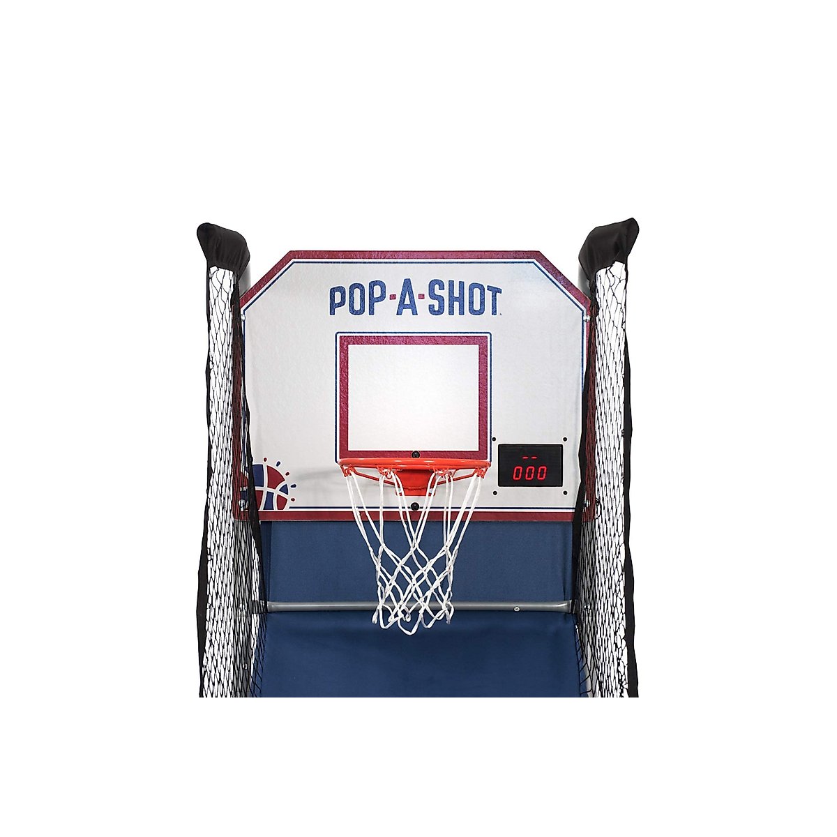 Pop-A-Shot - Home Single Shot | Arcade Basketball Fun at Home | Infrared Sensor Scoring | 6 Game Modes | 4 Balls | Foldable Storage | for All Players