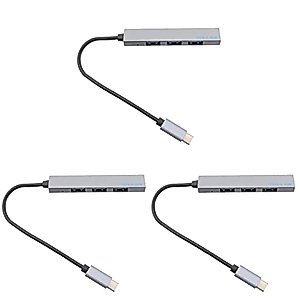 SOLUSTRE USB Hub USB Hub USB C Charging Hub 3 PCS USB C Hub USB c hub Adapter USB c hub to USB c USB c multiport Adapter Multiport Adapter 4 USB Splitter USB Splitter USB Splitter