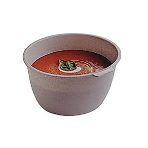 Dependable Industries inc. Essentials Unbreakable Microwave Bowls Heat and Eat 26 OZ Dishwasher Safe BPA-Free Plastic for Serving Soup Pasta Noodles Oatmeal Cereal Stakable Set of 4