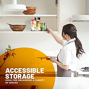 Simple Design Lazy Susan Organizer – Kitchen Cabinet Organizer – Heavy Duty Plastic – Multifunctional and Practical Design – Ideal for Kitchen, Under Sink, Bathroom (1 Pack)