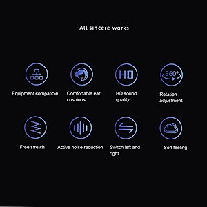 Call Center Headset,Ear Hook Single Sided 3.5mm Headphone with Microphone Single Ear Telephone Headset for Laptop Mobile Phones