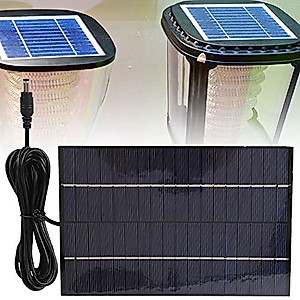 Vbest life Portable Outdoor Polycrystalline Silicon Solar Cell Panel, 4.2W 18V 200x130mm Mini Solar Panel for Power Charger DIY