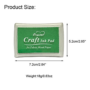 JZTang 6 Pcs Craft Ink Pad, Washable Ink Pads for Kids Multicolor Ink Pads for Rubber Stamps, Paper, Scrapbooking, Wood Fabric, 6 Unique Pure Colors