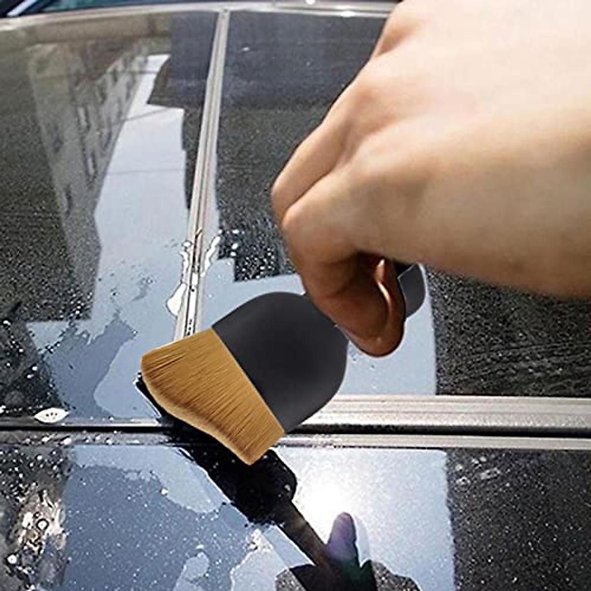 Cleaning Brush Car, One-Size, Dark Brown
