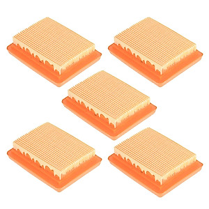 5 Pcs Air Filter Replacement for Stihl TS400 4223-141-0300 Replacement for Stens 605-228 42231410300 Replacement for GB 11034 BR350