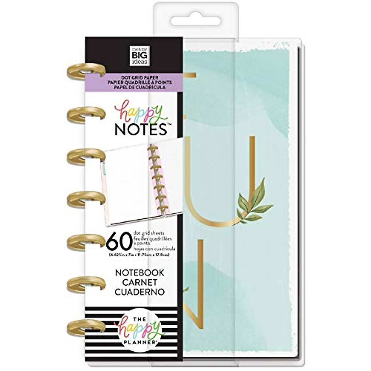 Me & My Big Ideas Happy Planner Mini Notebook W/60 Sheets-You Can Do Anything, Dot Grid